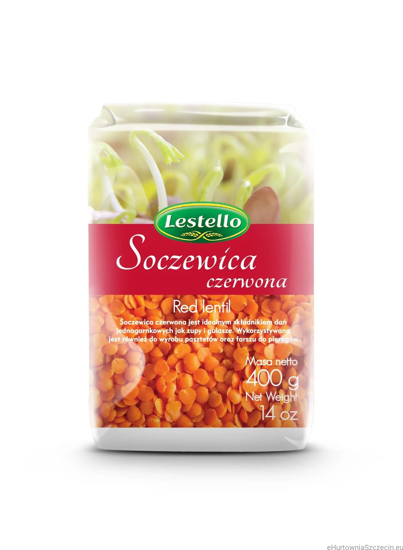 LESTELLO SOCZEWICA CZERWONA 400G eHurtowniaSzczecin.eu