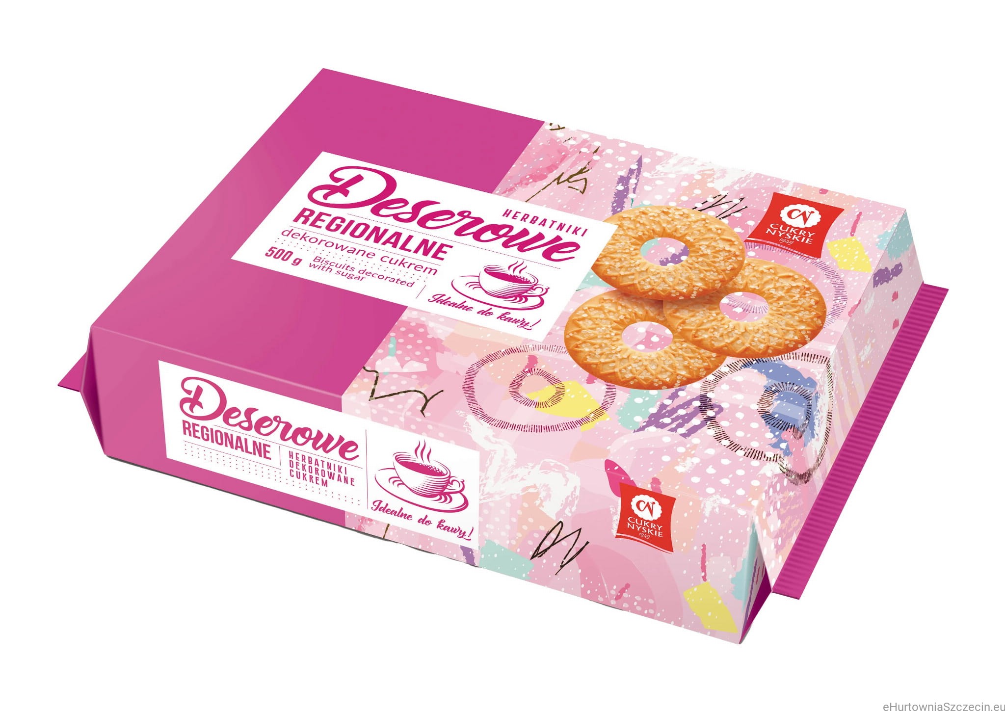 CUKRY NYSKIE HERBATNIKI REGIONALNE DESEROWE Z CUKREM 500G ...