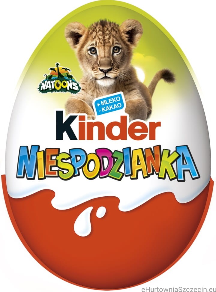 FERRERO KINDER JAJKO NIESPODZIANKA NATOONS 20G/36SZT eHurtowniaSzczecin.eu