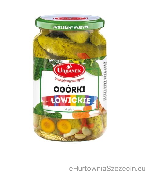 URBANEK OGÓRKI ŁOWICKIE 680G eHurtowniaSzczecin.eu