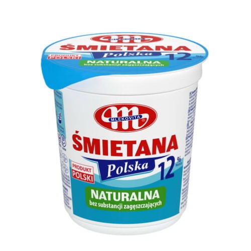 MLEKOVITA ŚMIETANA POLSKA 12% 400G eHurtowniaSzczecin.eu
