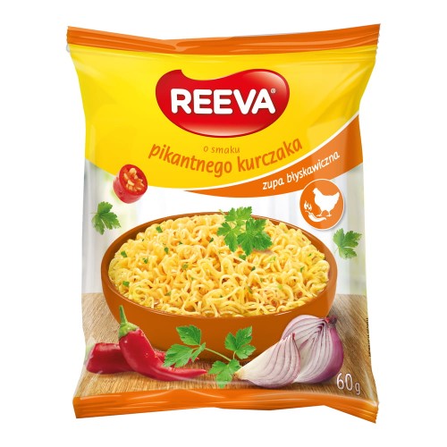 REEVA ZUPKA BŁYSKAWICZNA O SMAKU PIKANTNEGO KURCZAKA 60G ...