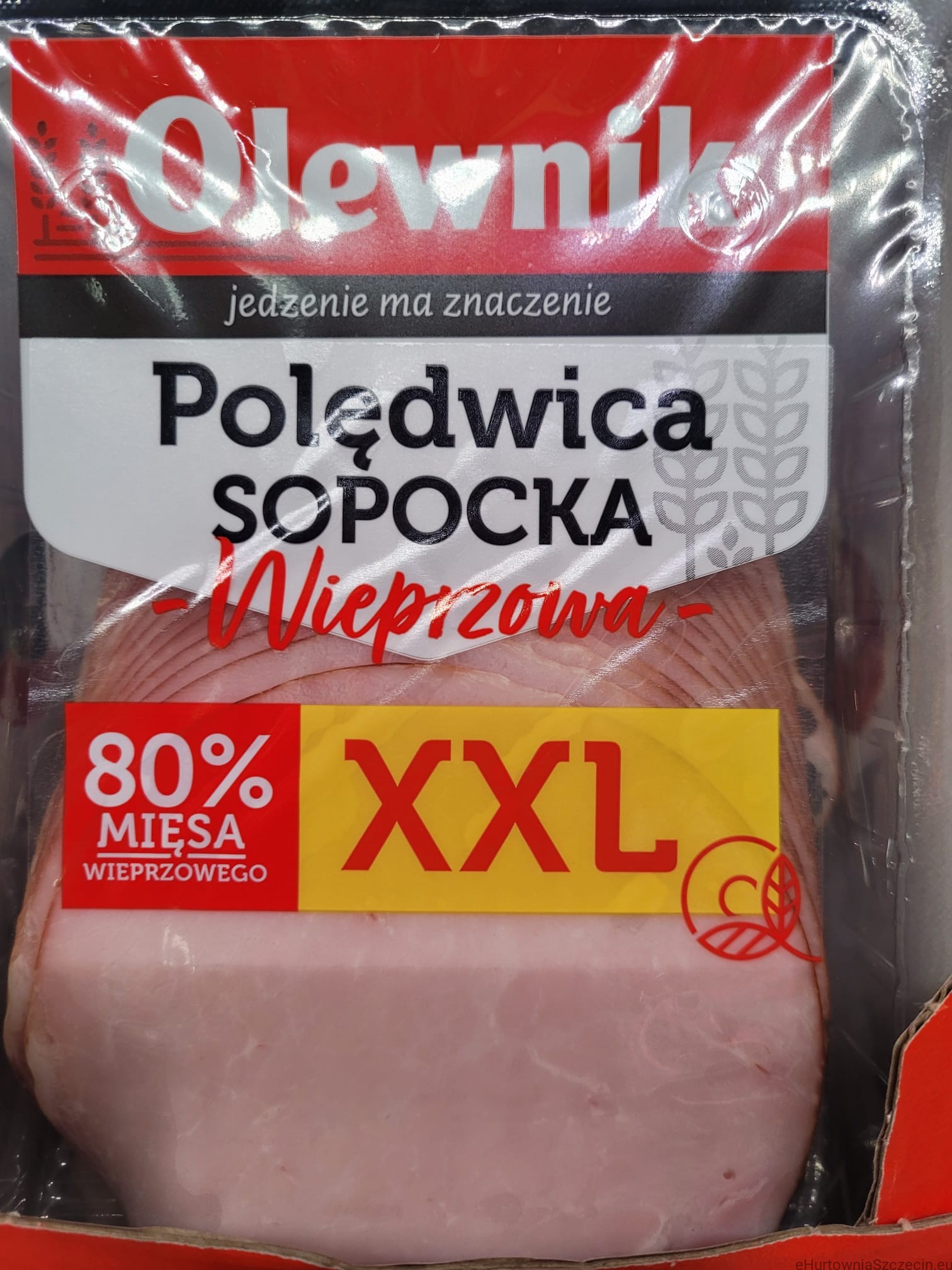 OLEWNIK POLĘDWICA SOPOCKA WIEPRZOWA PLASTRY 200G eHurtowniaSzczecin.eu